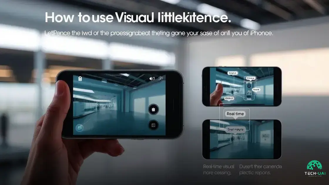 Como usar Visual Intelligence no iPhone para resultados incríveis