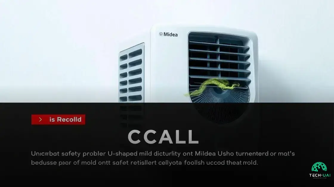 Recall de ar-condicionado Midea por crescimento de mofo: saiba mais!