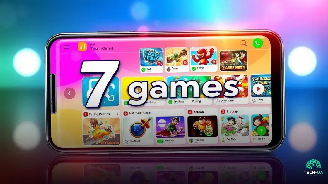 Aplicativo 7 games as melhores opções para se divertir jogando